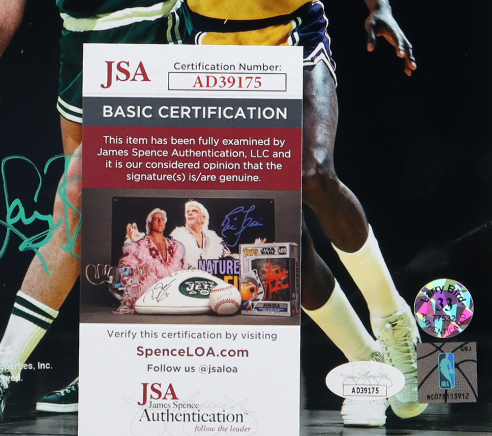 Larry Bird Signed Celtics 8x10 Photo (JSA & Bird) | Pristine Auction