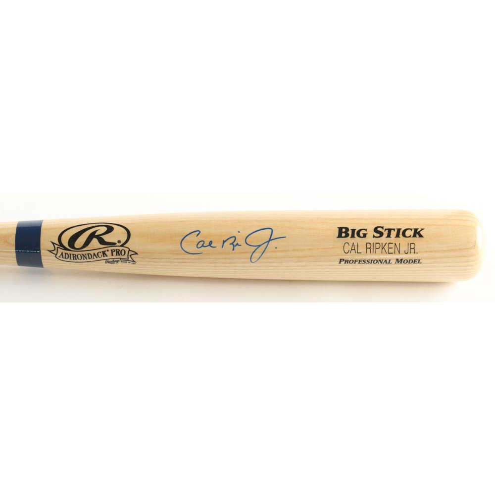 Cal Ripken Jr. Signed Rawlings Adirondack Pro Baseball Bat (PSA ...