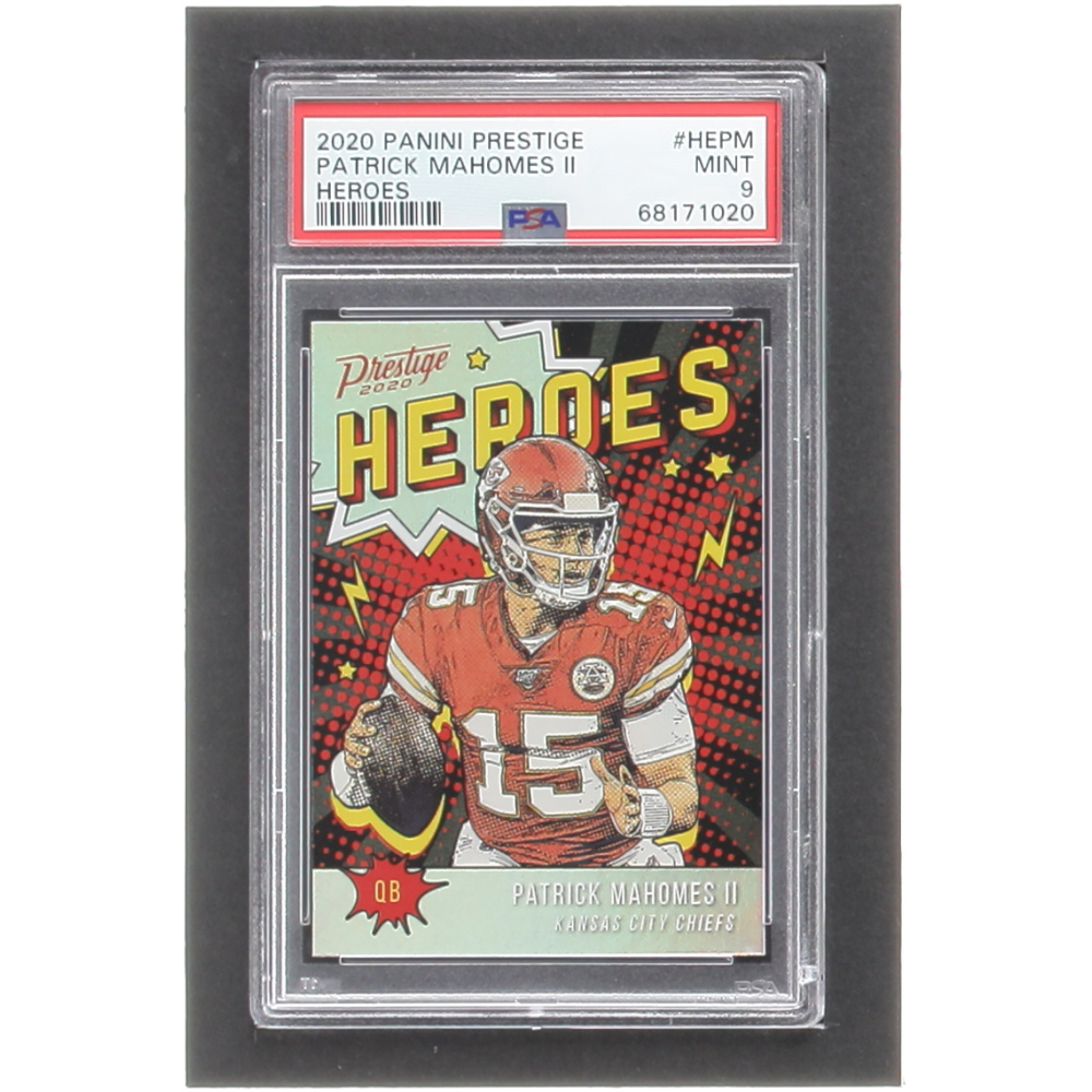 Patrick Mahomes II 2020 Prestige Heroes #12 (PSA 9) | Pristine Auction