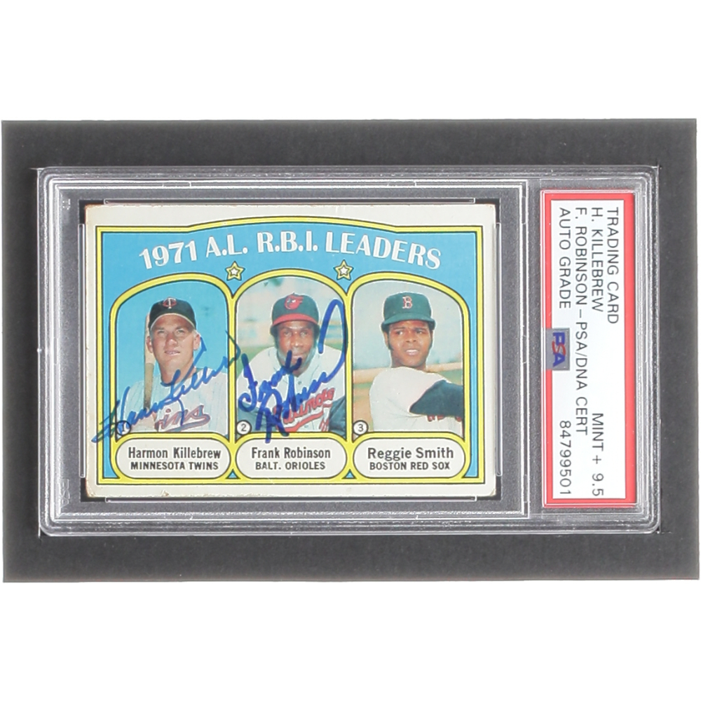 Harmon Killebrew & Frank Robinson Signed Harmon Killebrew / Frank ...
