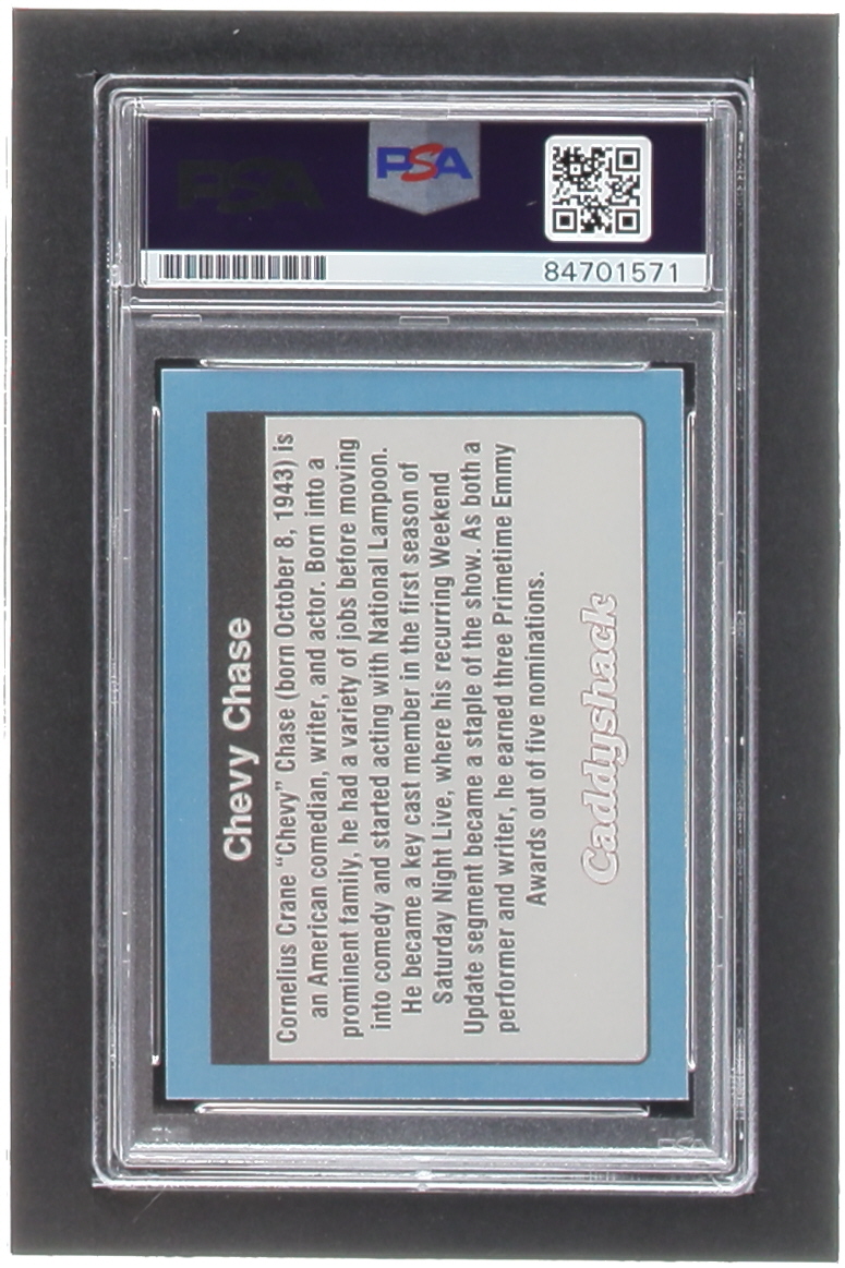 Chevy Chase Signed "Caddyshack" Trading Card (PSA) | Pristine Auction