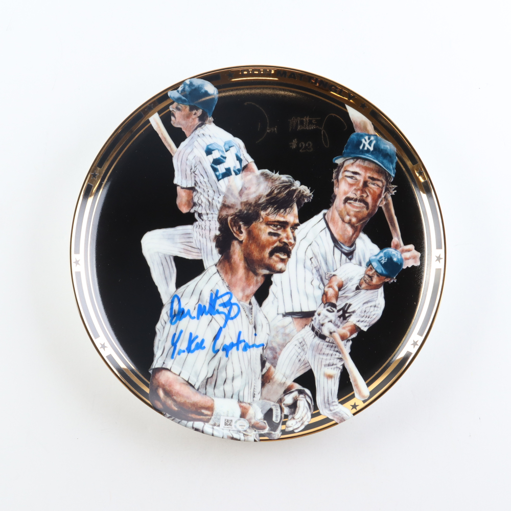1991 Sports Impressions "Don Mattingly "23"" LE Porcelain Plate ...