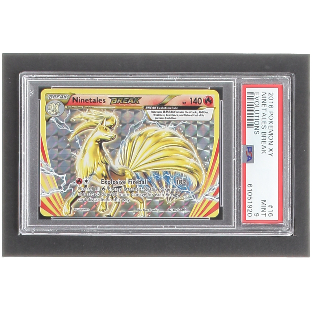 Ninetales BREAK Pokemon 2016 Evolutions #16 (PSA 9) | Pristine Auction