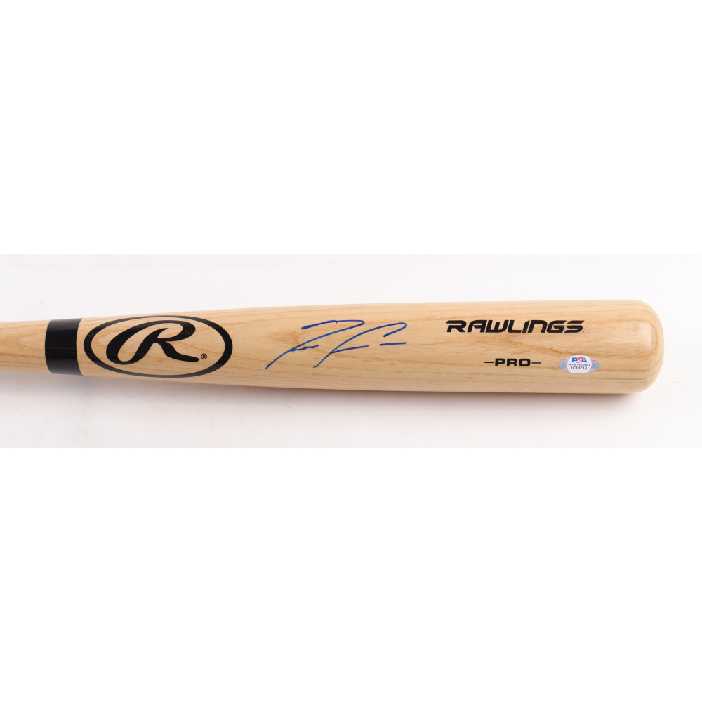 Ronald Acuna Jr. Signed Rawlings Pro Baseball Bat (PSA) | Pristine Auction
