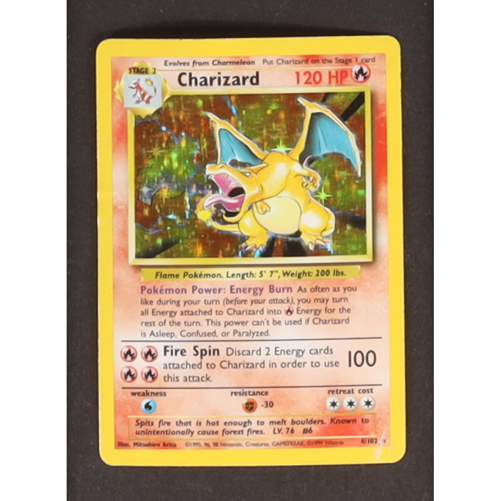 Charizard 1999 Pokemon Base Unlimited #4 Holo | Pristine Auction