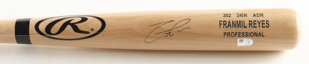 Franmil Reyes Signed Rawlings Pro Player Model Baseball Bat (MLB ...