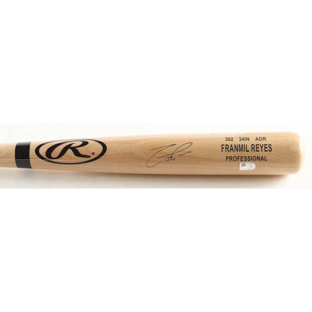 Franmil Reyes Signed Rawlings Pro Player Model Baseball Bat (MLB ...