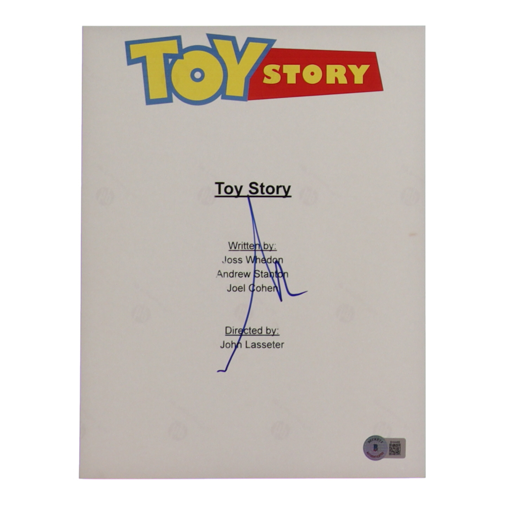 Tim Allen Signed "Toy Story" 8x10 Movie Script Cover (Beckett ...