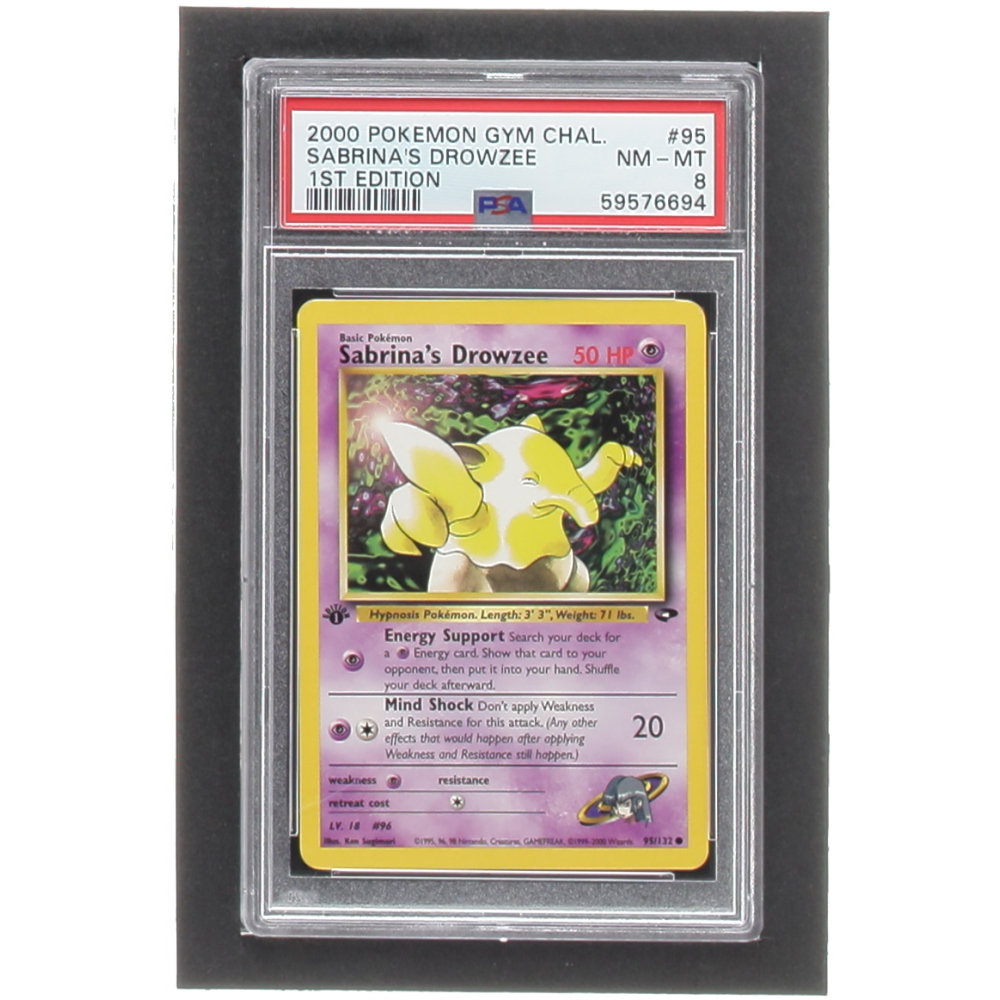 Sabrina's Drowzee Pokemon 2000 Gym Challenge #95 (PSA 8) | Pristine Auction