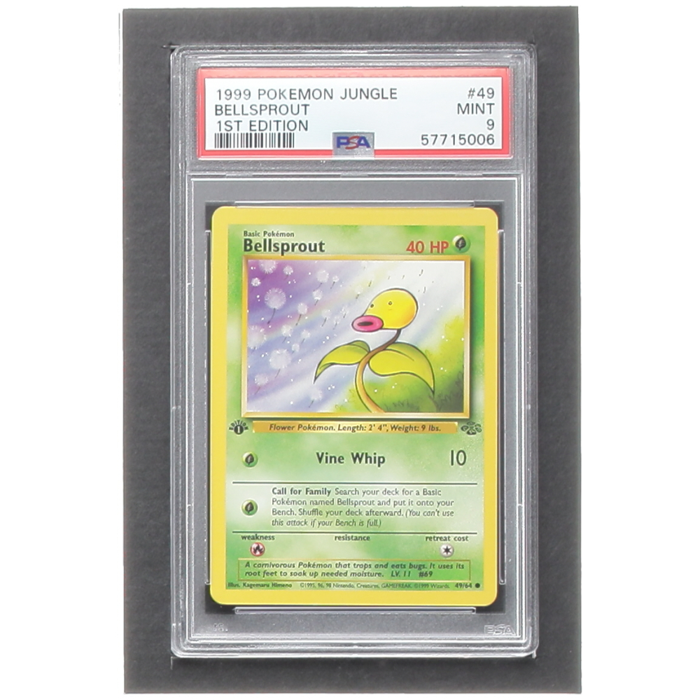 Bellsprout Pokemon 1999 Jungle #49 (PSA 9) | Pristine Auction