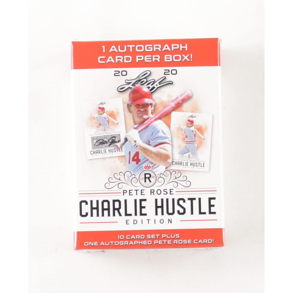 2020 Leaf Pete Rose "Charlie Hustle Edition" Baseball Box with (11 ...