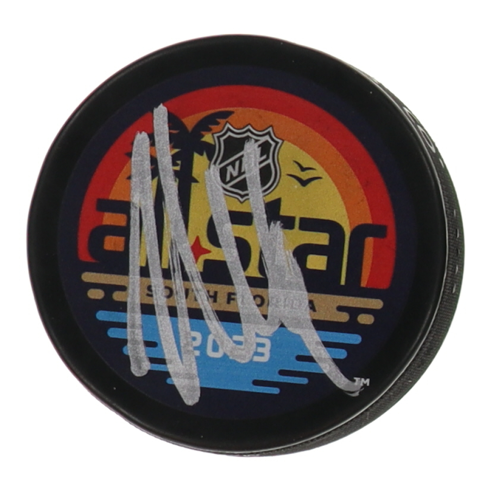 Nazem Kadri Signed 2023 All-Star Game Hockey Puck (JSA) | Pristine Auction