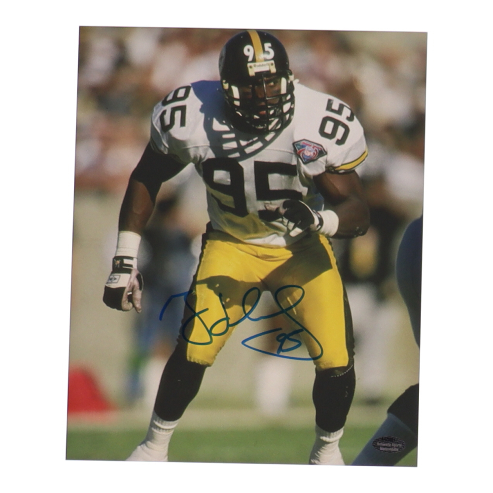 Greg Lloyd Signed Steelers 8x10 Photo (Schwartz) | Pristine Auction