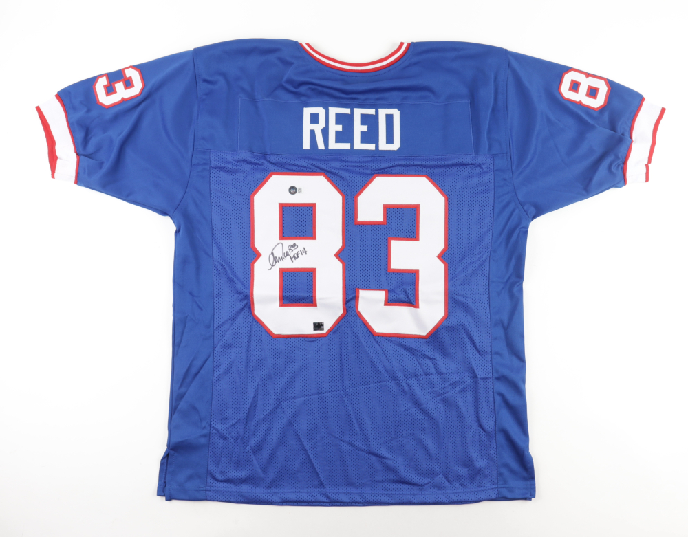 Andre Reed Signed Jersey Inscribed "HOF 14" (Beckett) | Pristine Auction