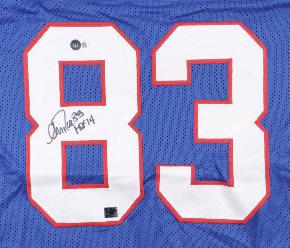 Andre Reed Signed Jersey Inscribed "HOF 14" (Beckett) | Pristine Auction