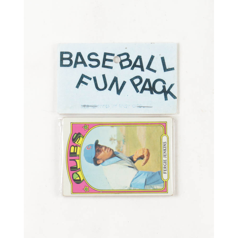 1972 Topps Baseball Card Fun Pack with (10) Cards | Pristine Auction