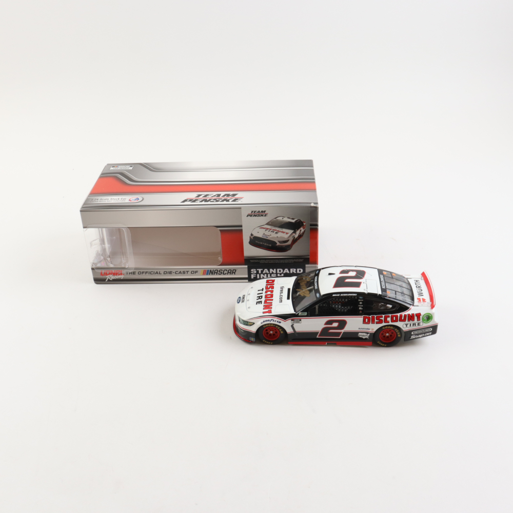 Brad Keselowski Signed NASCAR #43 Discount Tire / 2021 Mustang - 1:24 ...