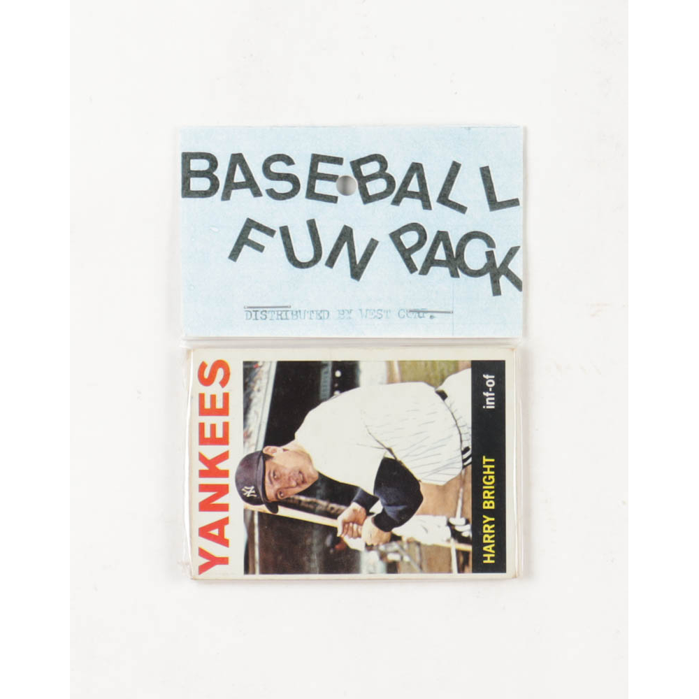 1964 Topps Baseball Card Fun Pack with (10) Cards | Pristine Auction
