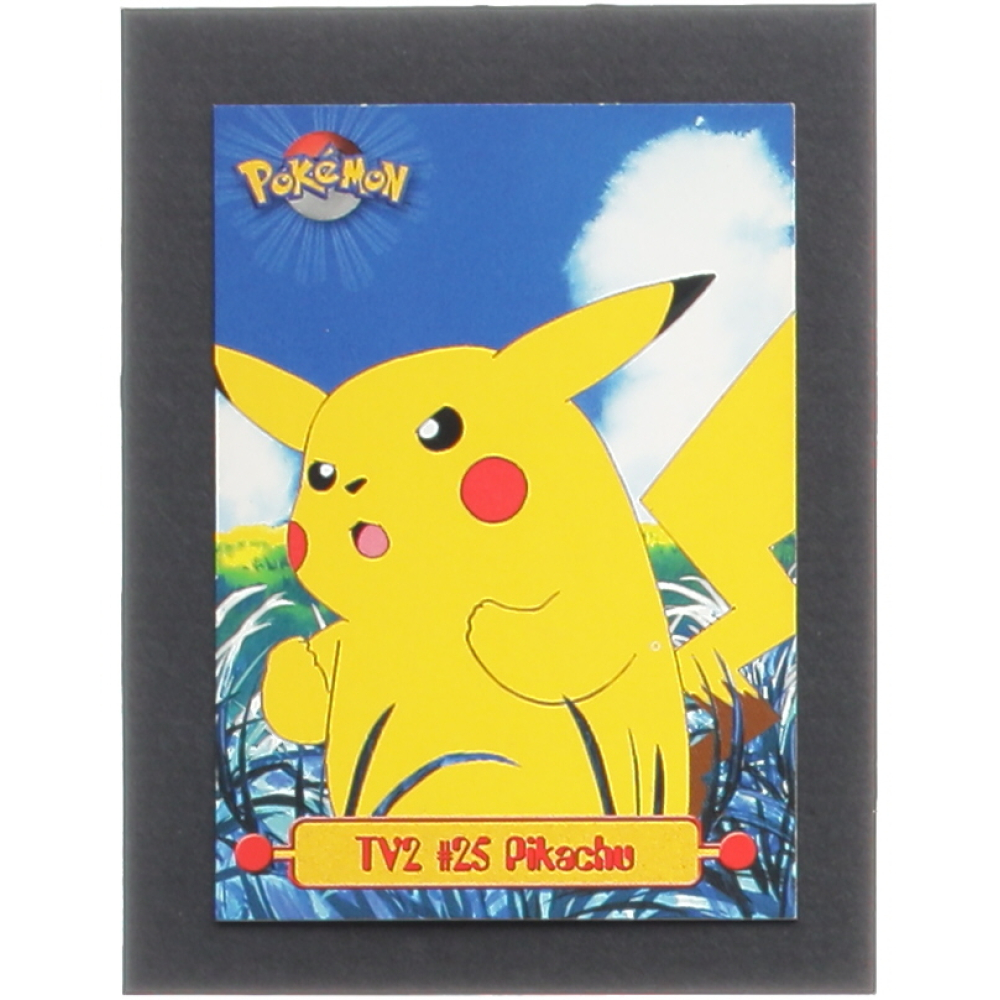 Pikachu 1999 Topps Pokemon TV Animation Series 1 TV Inserts #TV2 #25 | Pristine Auction