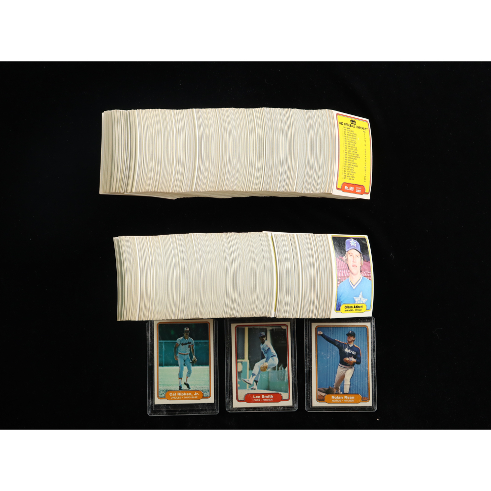 1982 Fleer Baseball Complete Set of (660) Cards with Cal Ripken #176 RC ...