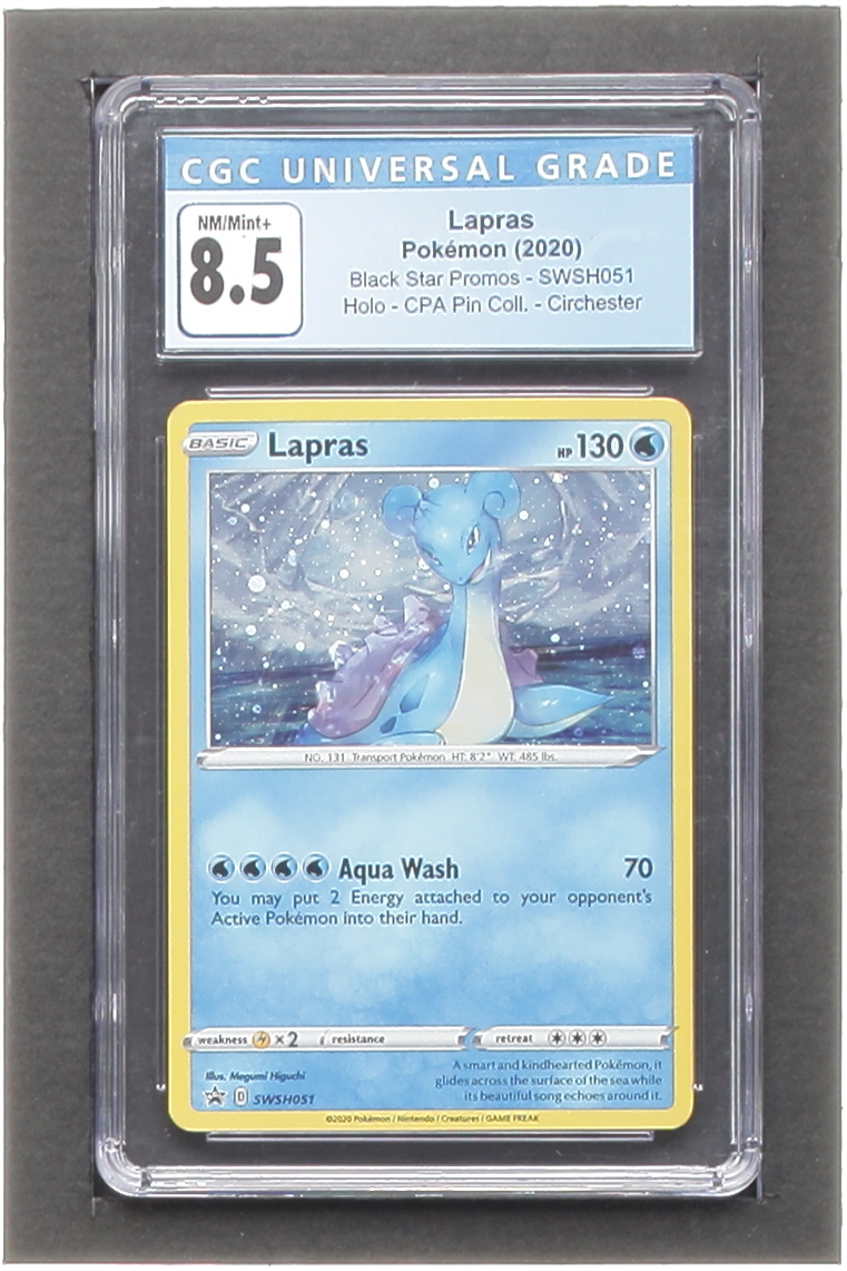 Lapras 2019-22 Pokemon Sword and Shield Black Star Promos #SWSH051 ...