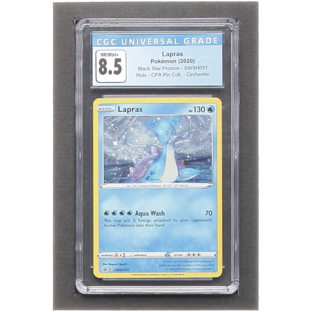 Lapras 2019-22 Pokemon Sword and Shield Black Star Promos #SWSH051 ...