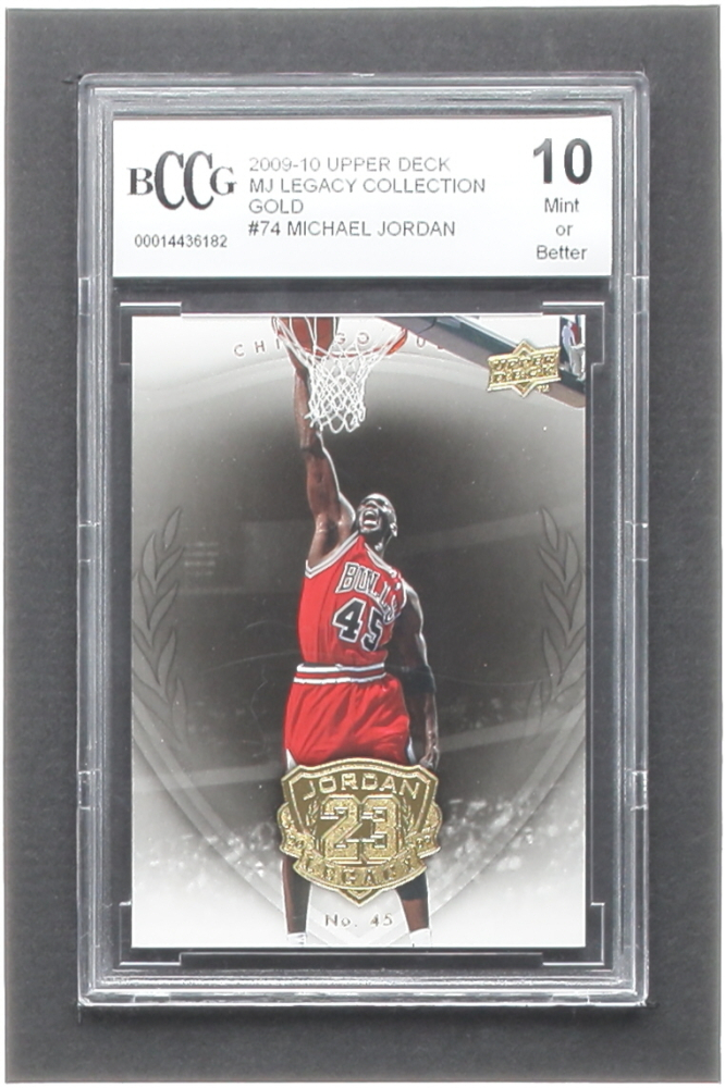 Michael Jordan 2009-10 Upper Deck Michael Jordan Legacy Collection Gold ...