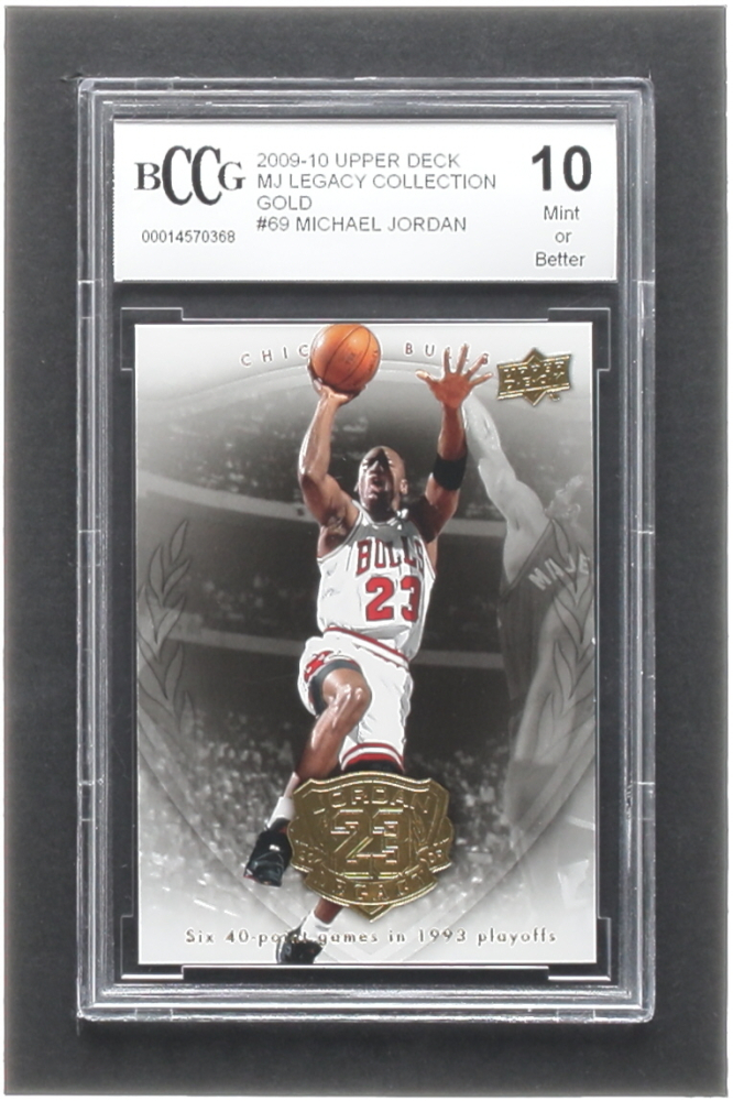 Michael Jordan 2009-10 Upper Deck Michael Jordan Legacy Collection Gold ...