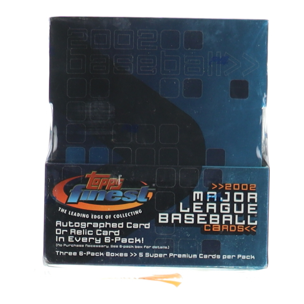 2002 Topps Finest Baseball Hobby Box with (18) Packs | Pristine Auction