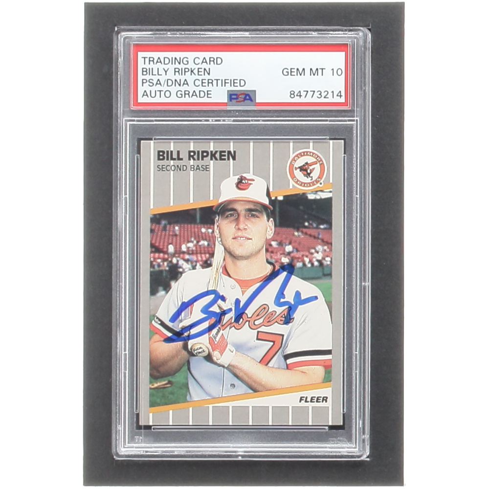 Bill Ripken Signed 1989 Fleer #616A (PSA) | Pristine Auction