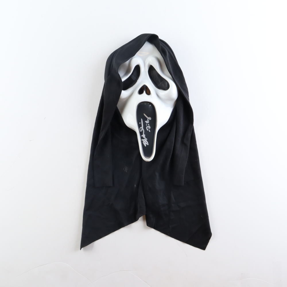 Skeet Ulrich Signed "Scream" Ghostface Mask Inscribed "Billy" (JSA ...