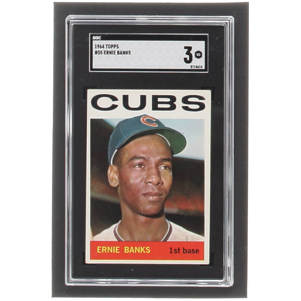 Ernie Banks 1964 Topps #55 (SGC 3) | Pristine Auction