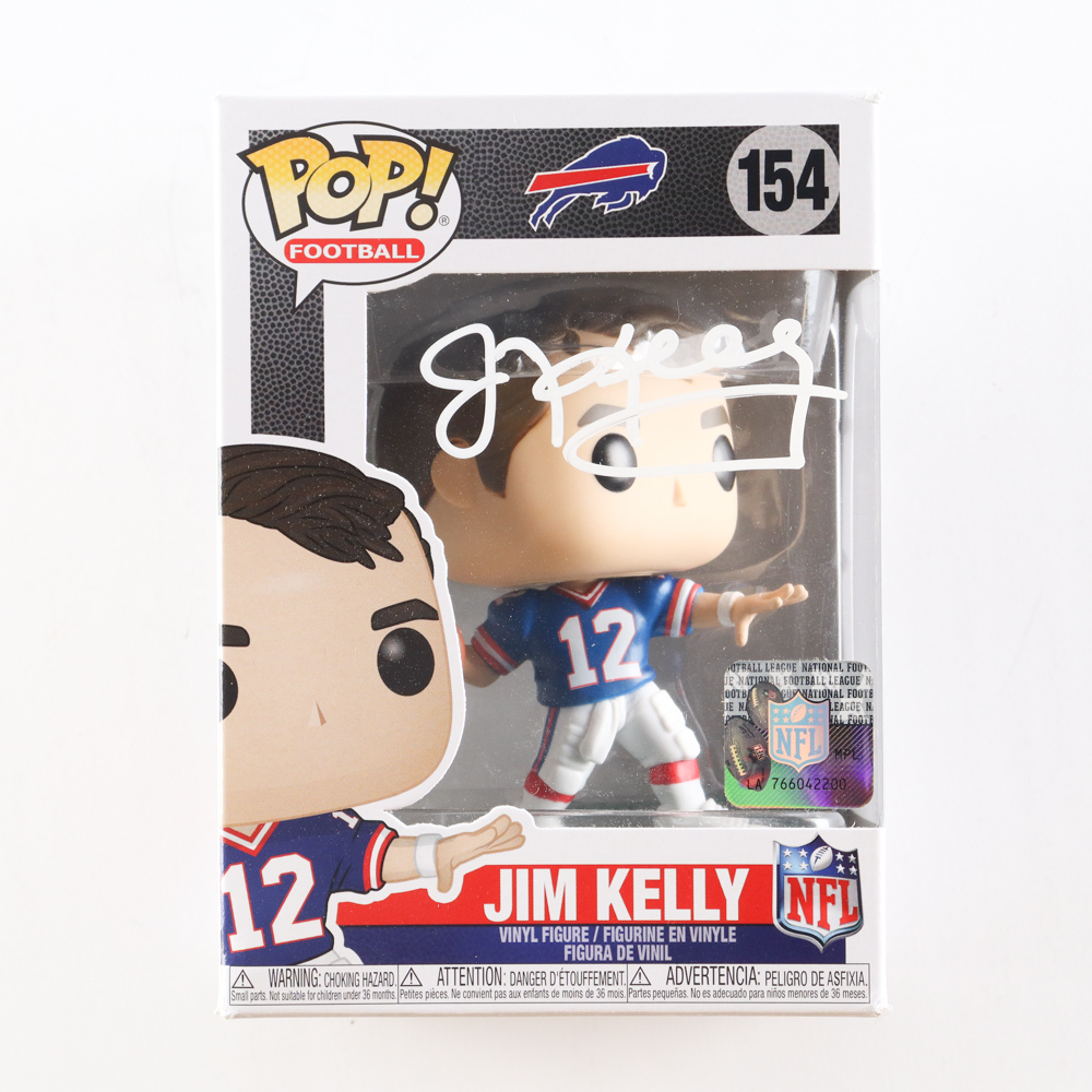 Jim Kelly Signed Bills #154 Funko Pop! Vinyl Figure (Beckett ...