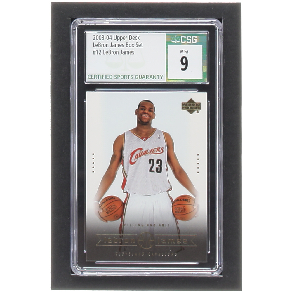 LeBron James 2003 Upper Deck LeBron James Box Set #12 RC /Willing and ...