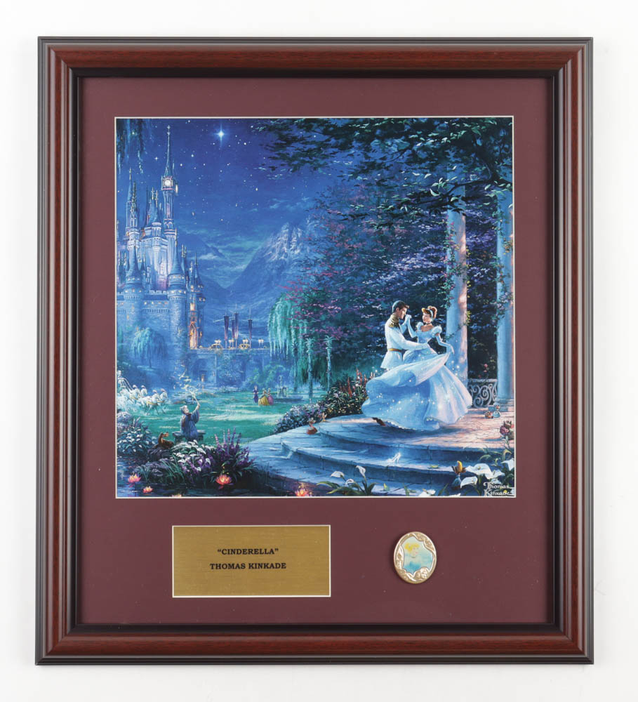 Thomas Kinkade "Cinderella" Custom Framed Print Display | Pristine Auction