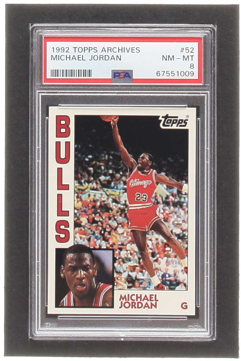 Michael Jordan 1992-93 Topps Archives #52 (PSA 8) | Pristine Auction
