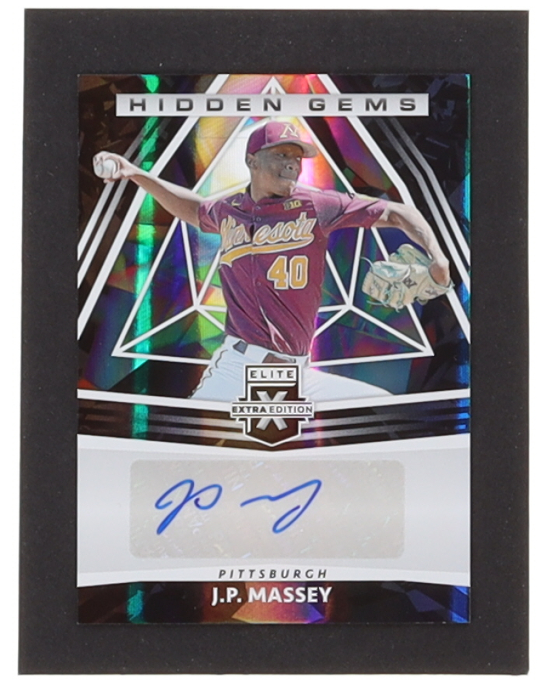 J.P. Massey 2022 Elite Extra Edition Hidden Gems Autographs #HGJM RC ...