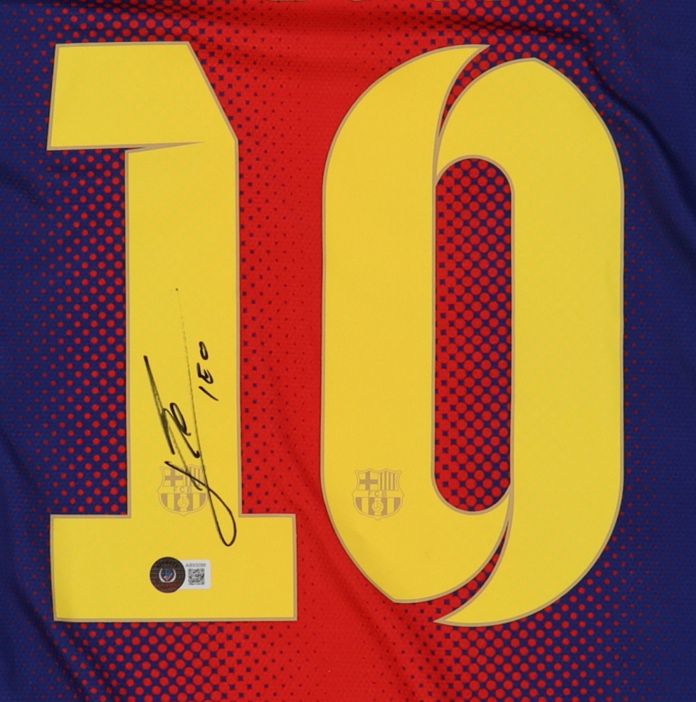 Lionel Messi Signed Barcelona Jersey (Beckett) | Pristine Auction