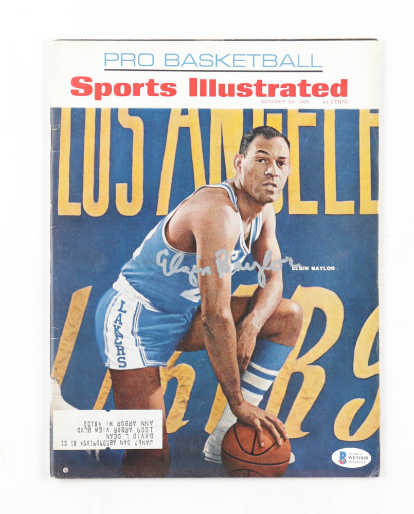 Elgin Baylor Signed 1966 "Sports Illustrated" Magazine (Beckett) | Pristine Auction