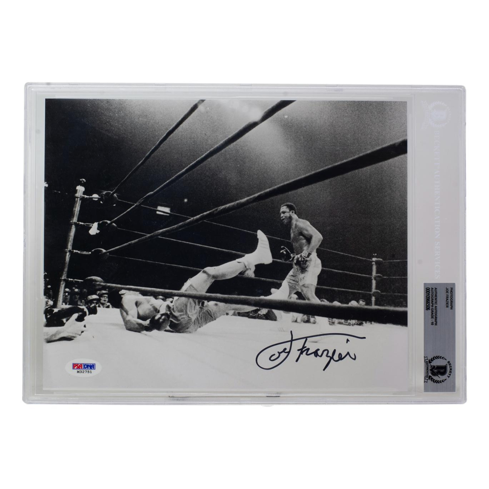 Joe Frazier Signed 8x10 Photo (Beckett & PSA) | Pristine Auction