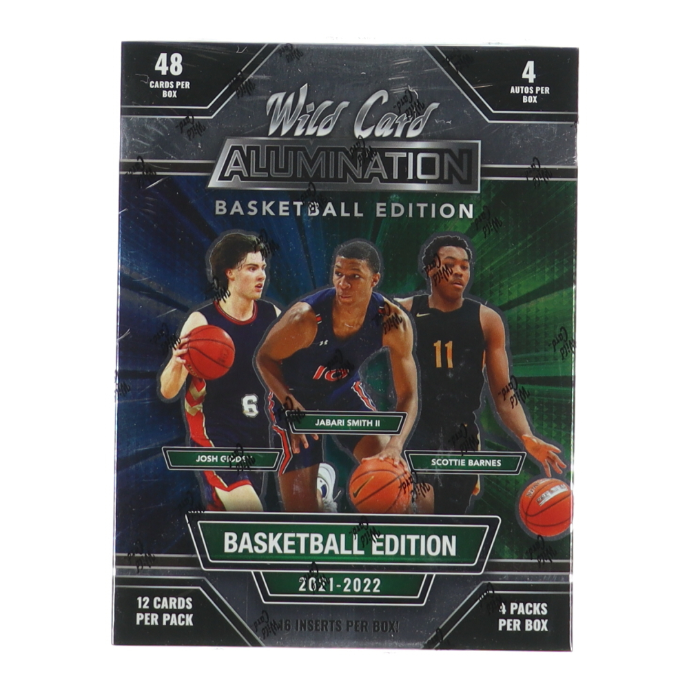 2021-22 Wild Card Alumination Basketball Hobby Box with (18) Packs ...