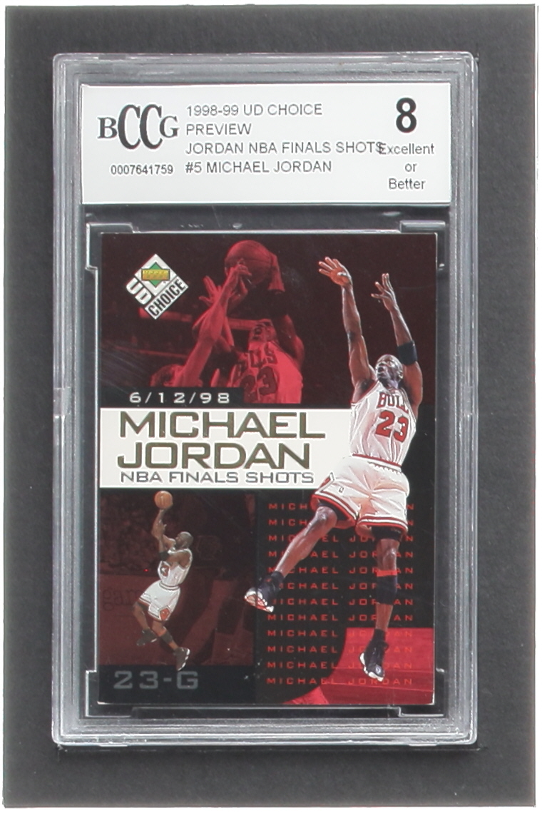 Michael Jordan 1998-99 UD Choice Preview Michael Jordan NBA Finals ...