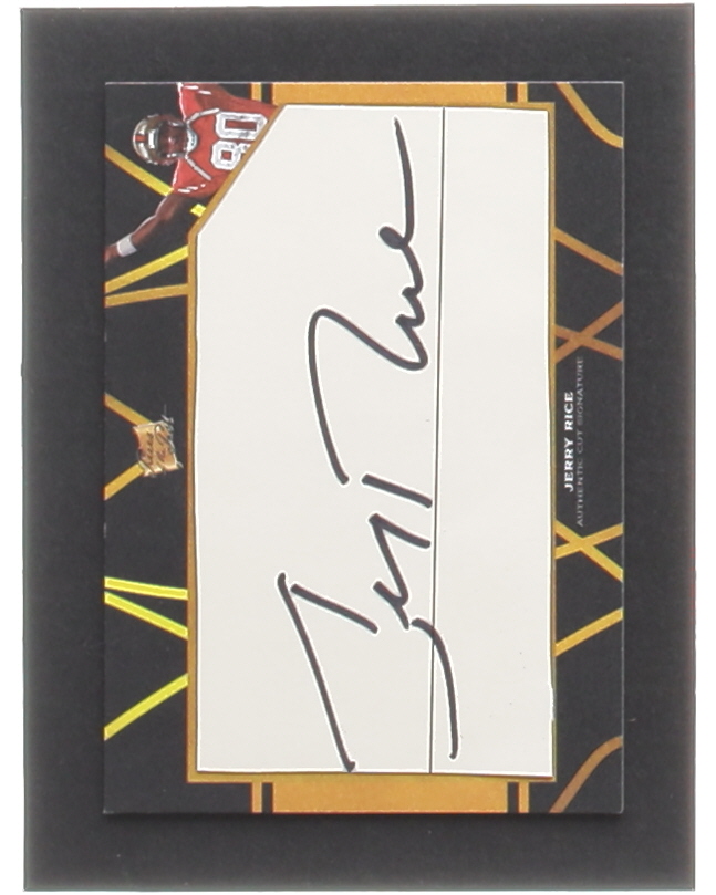 Jerry Rice Signed 2022 Pieces Of The Past Relic (Beckett) | Pristine ...