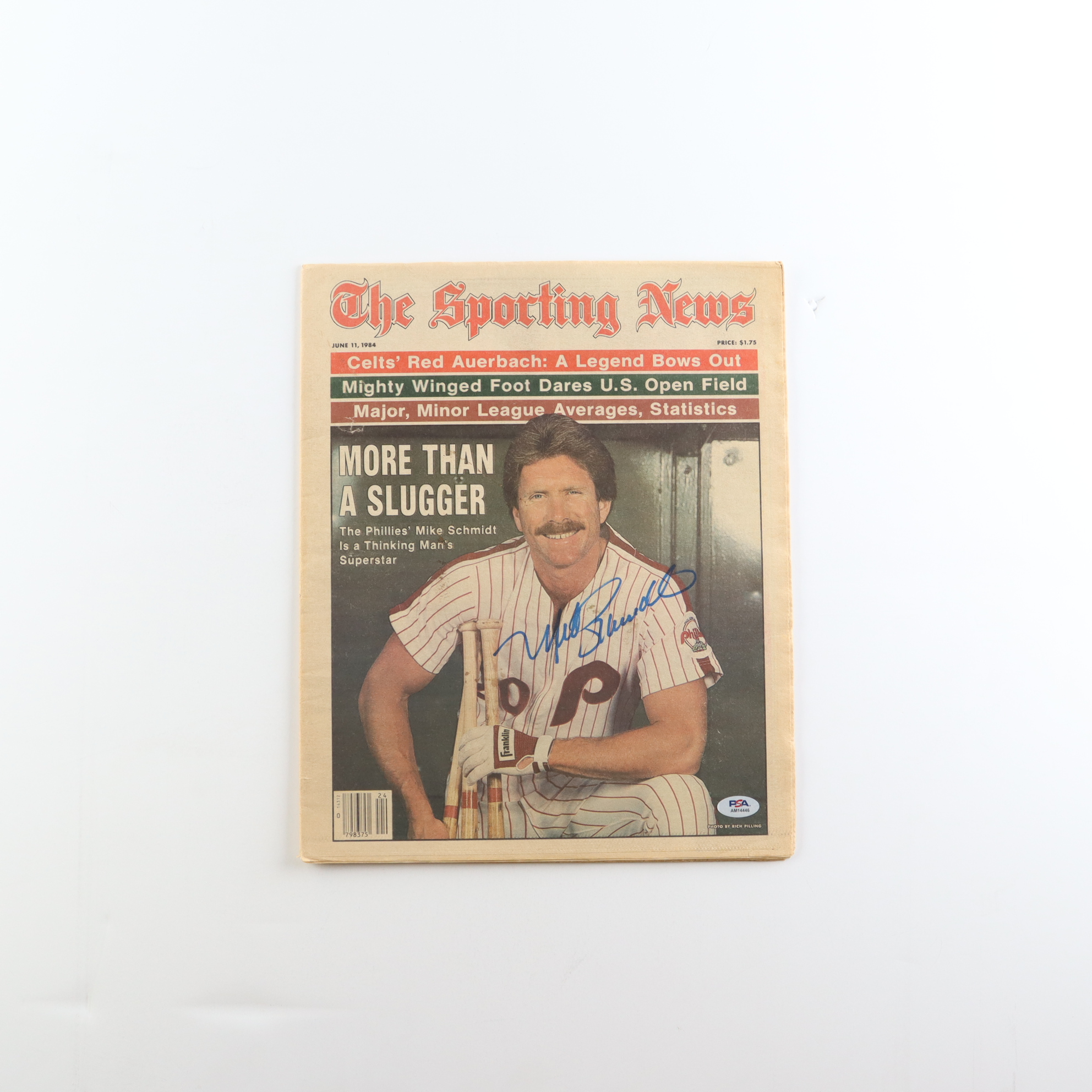 Mike Schmidt Signed "The Sporting News" Newspaper (PSA) | Pristine Auction