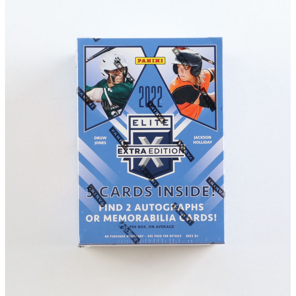 2022 Panini Baseball Elite Extra Edition Trading Cards Blaster Box With ...