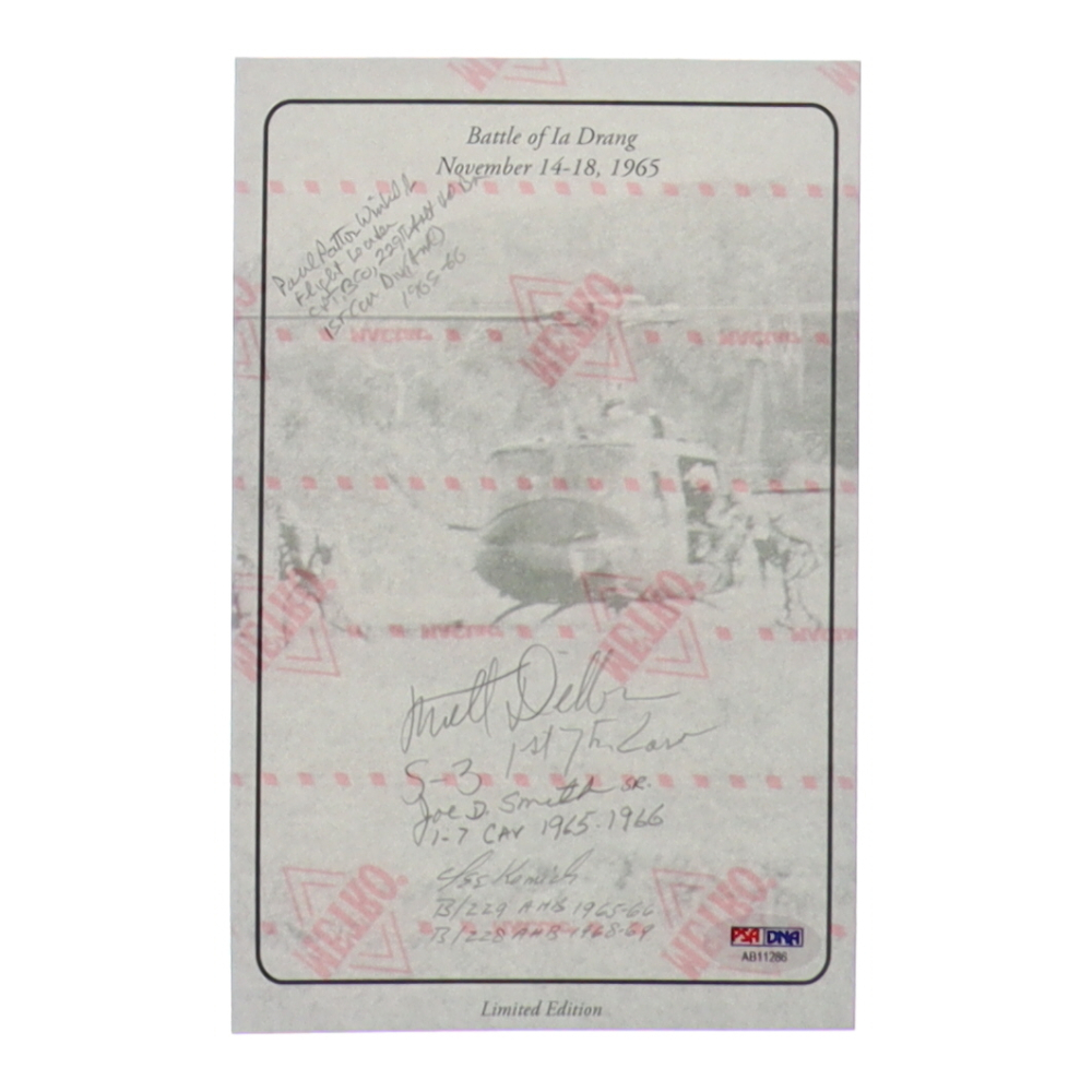 "Battle of IA Drang" LE Bookplate Signed by Joe Smith, Lee Komich, Paul ...