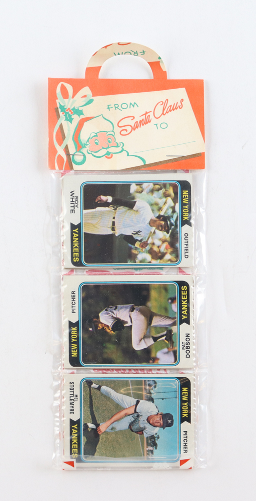 1974 Topps Baseball Christmas Rack Pack with (12) Cards | Pristine Auction