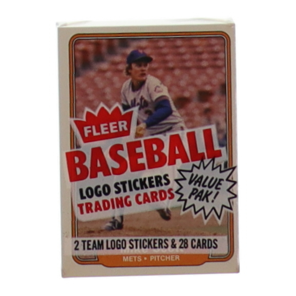 1982 Fleer Baseball Cello Pack with (28) Cards | Pristine Auction