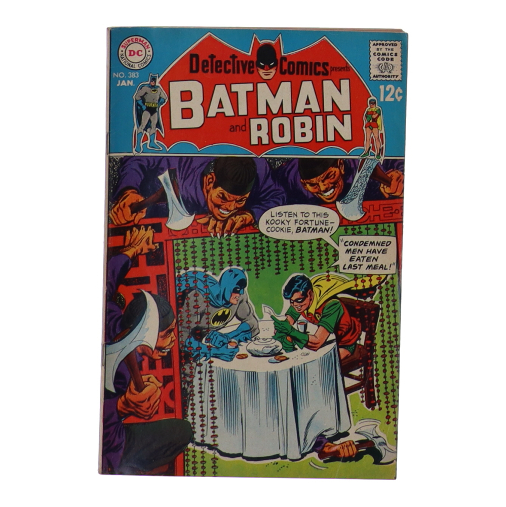 1969 "Detective Comics" Issue #383 DC Comic Book | Pristine Auction