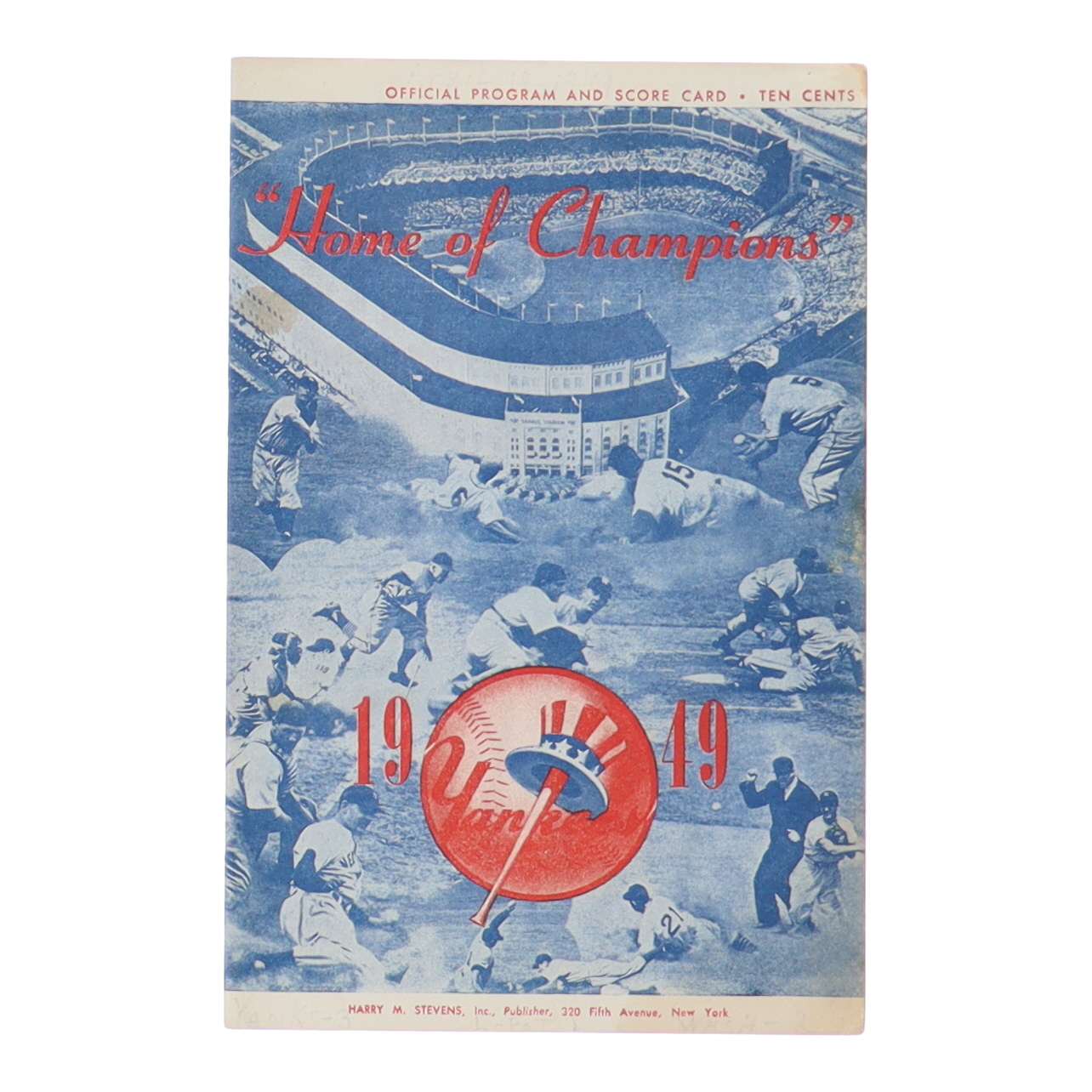 1949 Yankee Stadium Official Program & Score Card | Pristine Auction